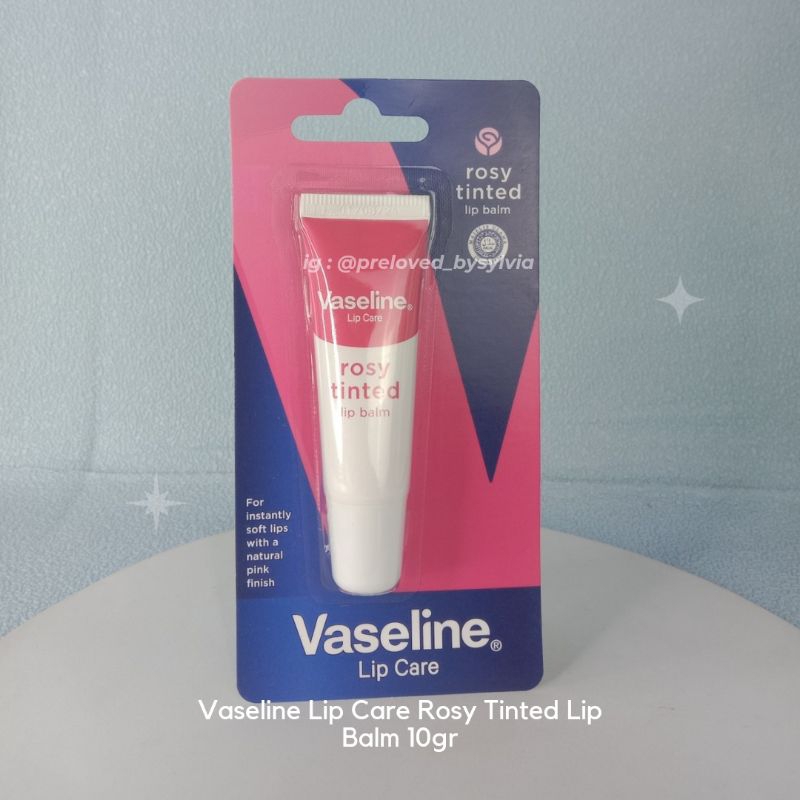 Jual Vaseline Lip Care Rosy Tinted Lip Balm 10gr | Shopee Indonesia