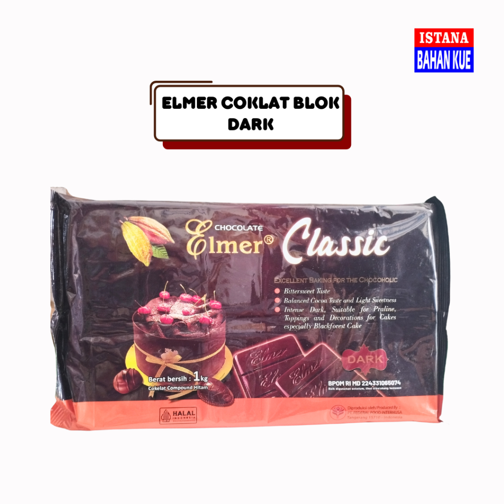 Jual Elmer coklat blok 1kg | coklat compound elmer premium | Shopee ...