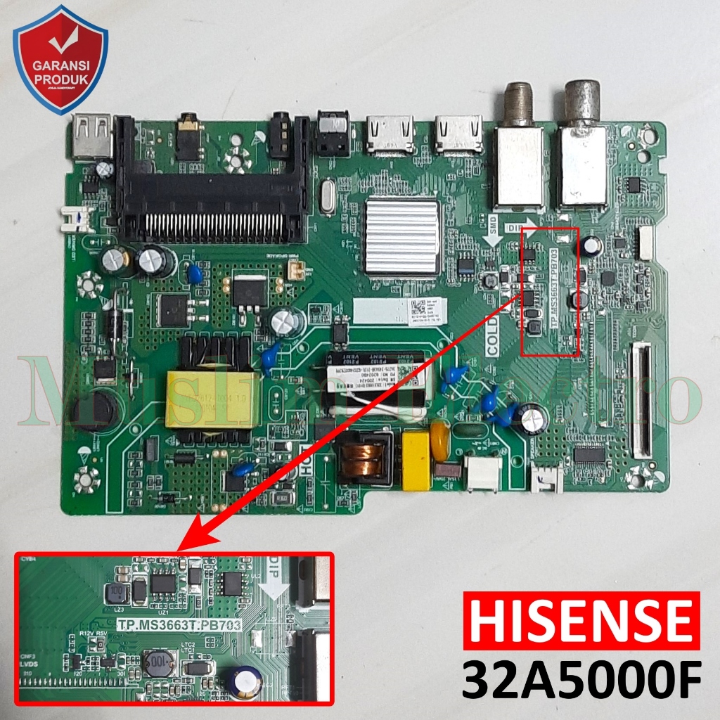 Jual Mainboard LED TV Hisense 32A5000F 32A5000 | Shopee Indonesia