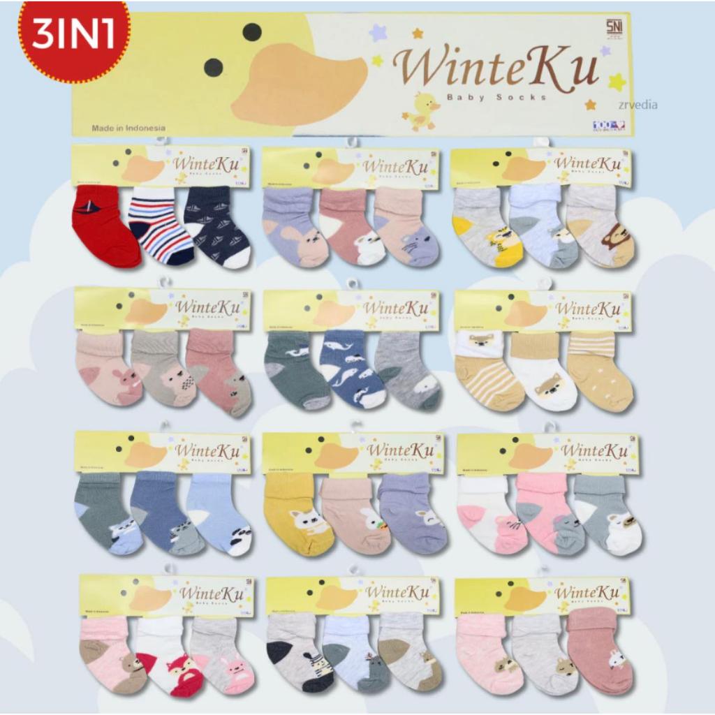 Jual TERMURAH ! Kaos Kaki Bayi 3 Pasang SNI Baby Leticia | Shopee Indonesia