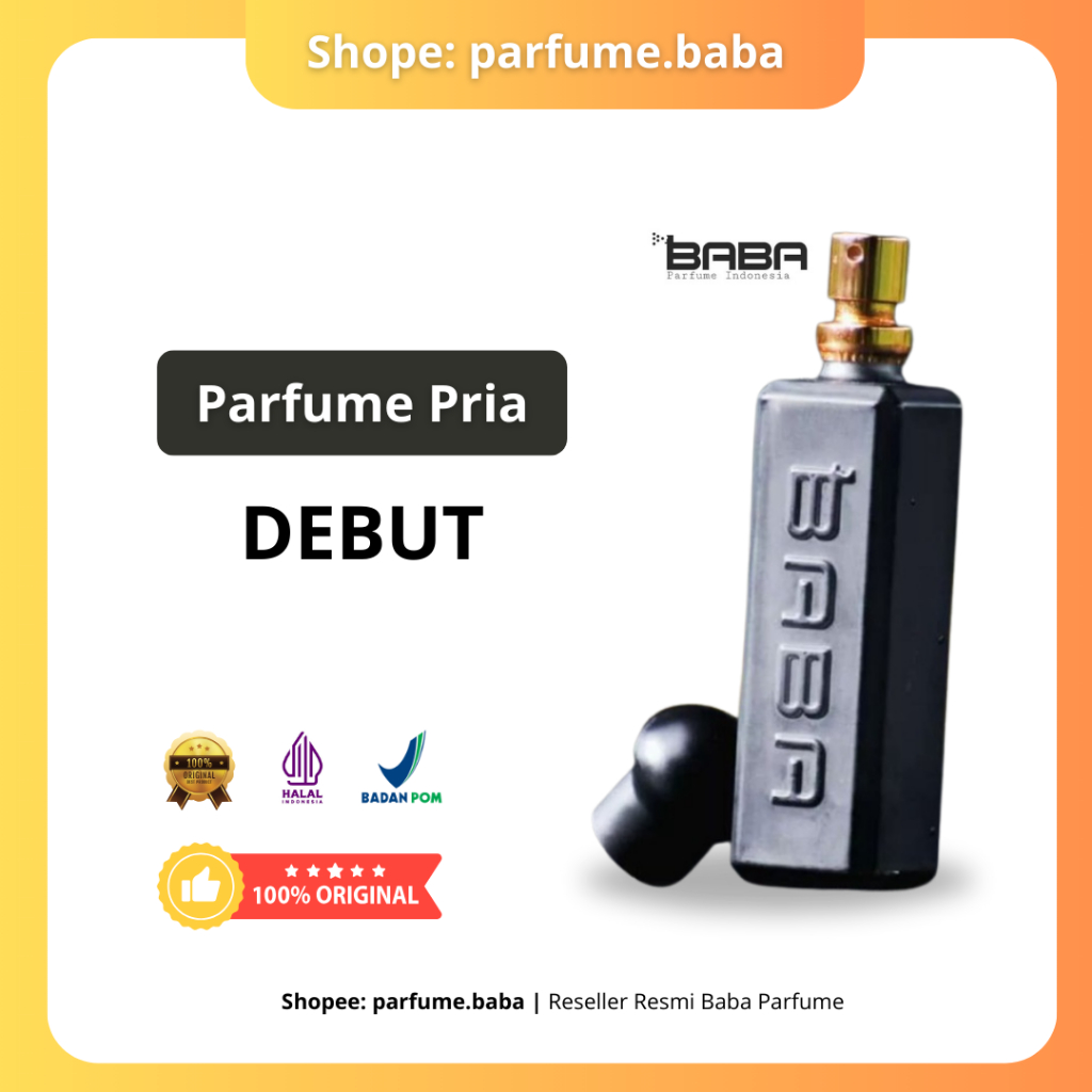 Jual Baba Parfume Debut 30ml untuk Pria 100% ORI Wangi Segar & Tahan ...
