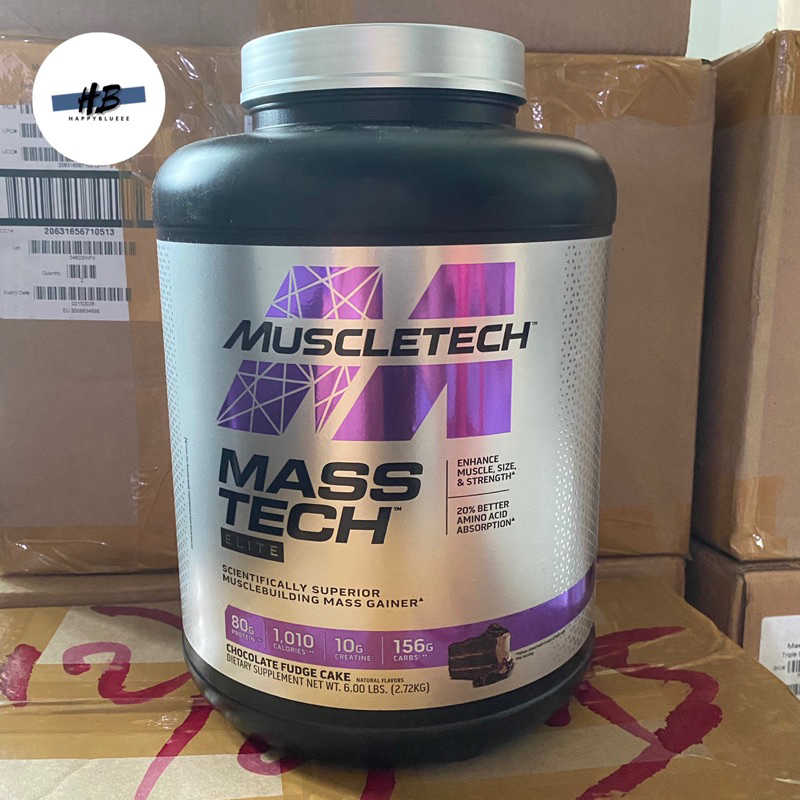 Jual MUSCLETECH MASSTECH ELITE 6LBS MASS GAINER | Shopee Indonesia