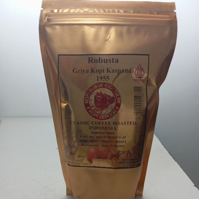 Jual Kopi Robusta Gold 200gram , Classic Coffee Roasted, Kopi bubuk ...