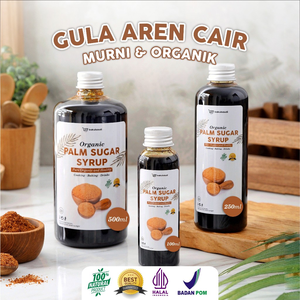 Jual Gula Aren Cair Murni Organik Premium Original 100% / Syrup Liquid ...