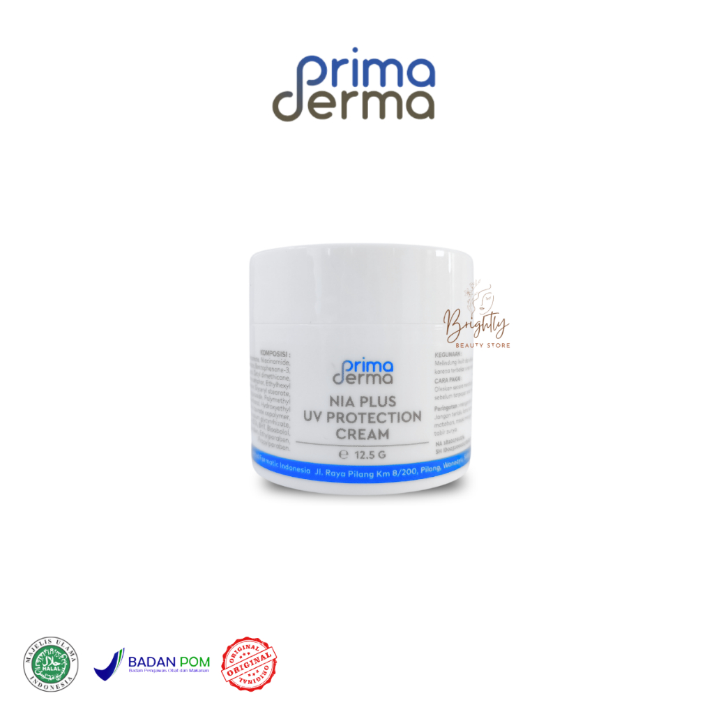 Jual Primaderma Nia Plus UV Protection Cream (12.5 gr) | Shopee Indonesia
