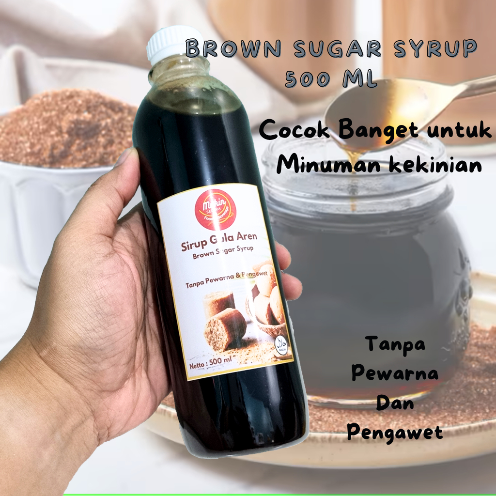Jual Brown Sugar Syrup 500 ml Sirup Gula Merah 500 ml Kental, Tanpa ...