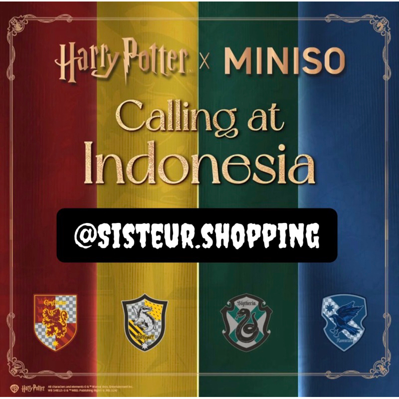Jual Harry Potter x Miniso (stuff) | Shopee Indonesia