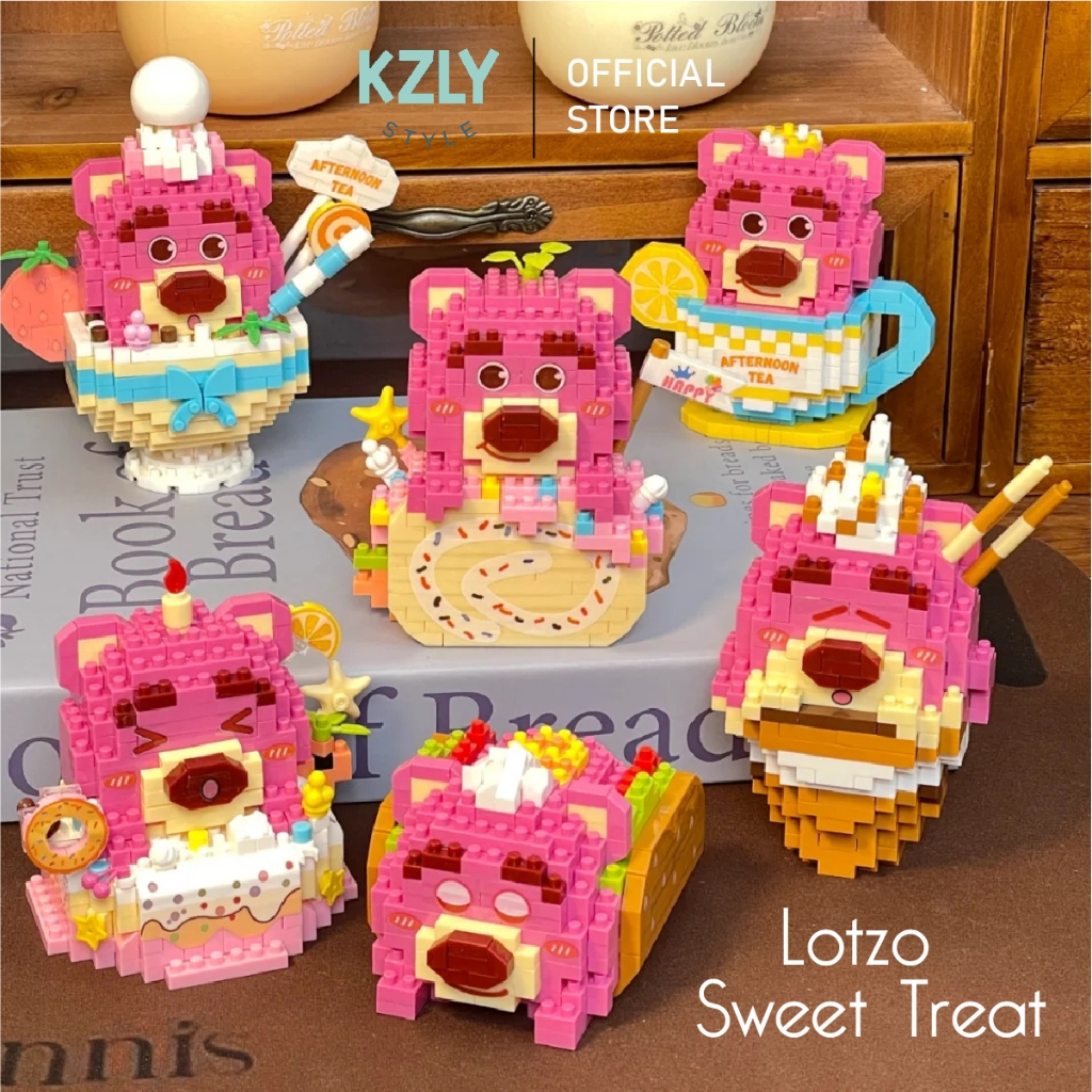 Jual KZLY - Lotso Party Food Series Culinary Balok Susun Puzzle Block ...