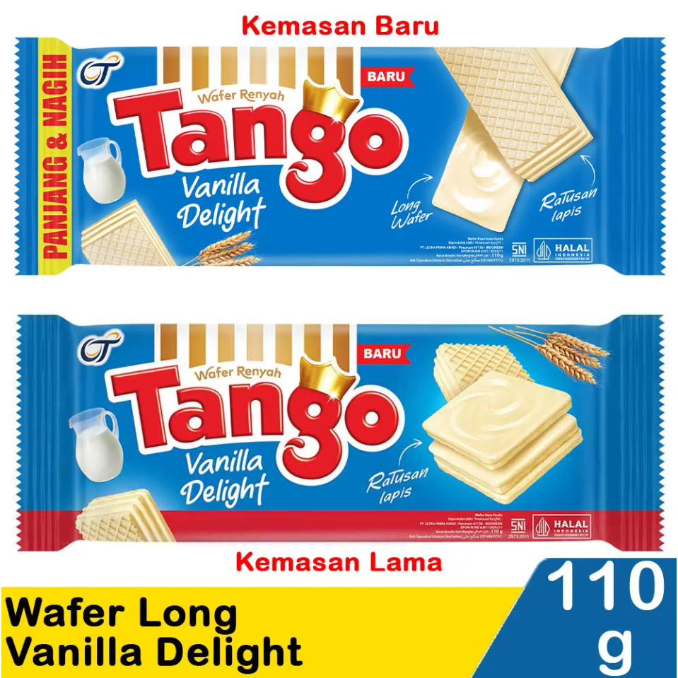 Jual Wafer Tango 110gr - Vanilla (Eceran) | Shopee Indonesia