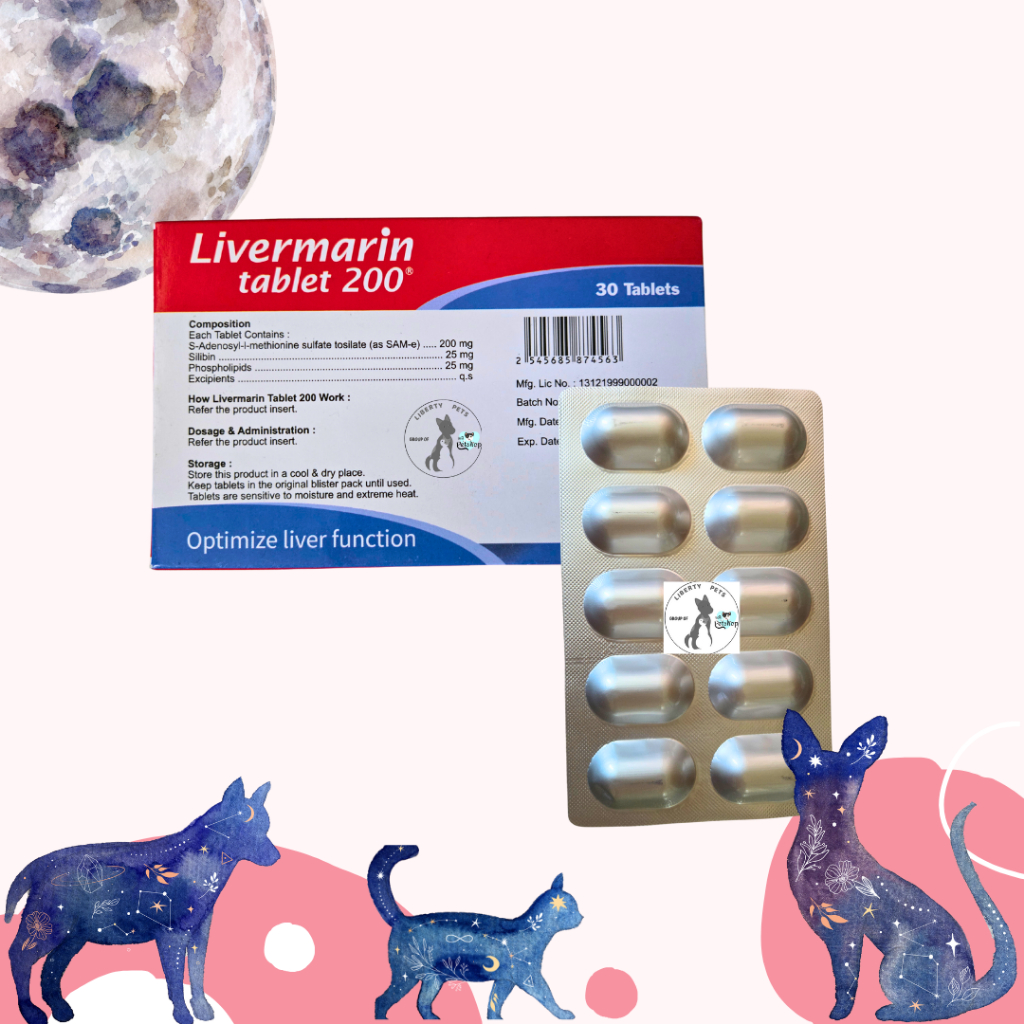 Jual Livermarin 200mg Liver / Hepatic / Hepato Supplement For Cats ...