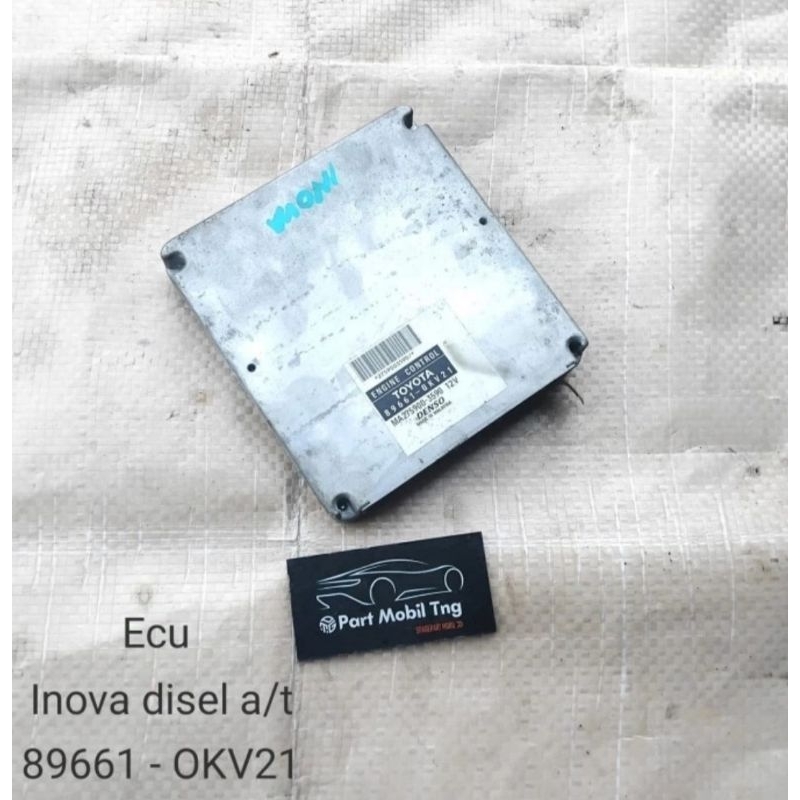 Jual Ecu Ecm Computer Komputer Toyota Innova Inova Diesel 89661-0KV21 ...
