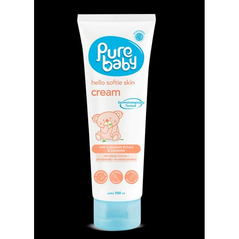 Jual Pure Baby Hello Softie Skin Cream 100 ml | Shopee Indonesia