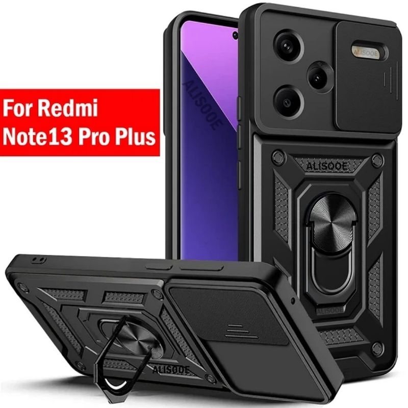 Jual CASE XIAOMI REDMI NOTE 13 PRO PLUS 5G Military Case Armor Slide ...