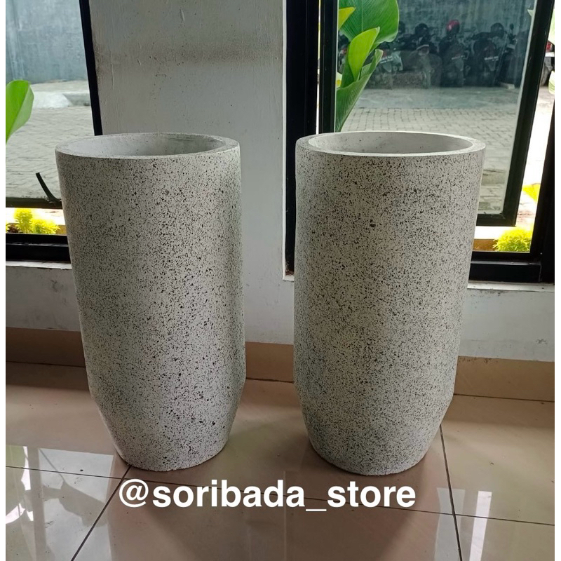 Jual Pot Bunga Kapsul Tinggi | Pot Bunga Kapsul | Pot Bunga Batu | Pot ...