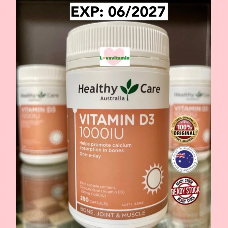 Jual Healthy Care Vitamin D3 1000iu Shopee Indonesia 8361