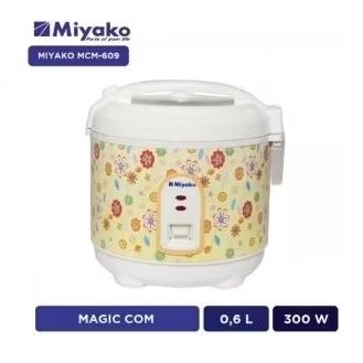 Jual Rice Cooker Magic Com Miyako MCM 609 0,6 Liter | Shopee Indonesia