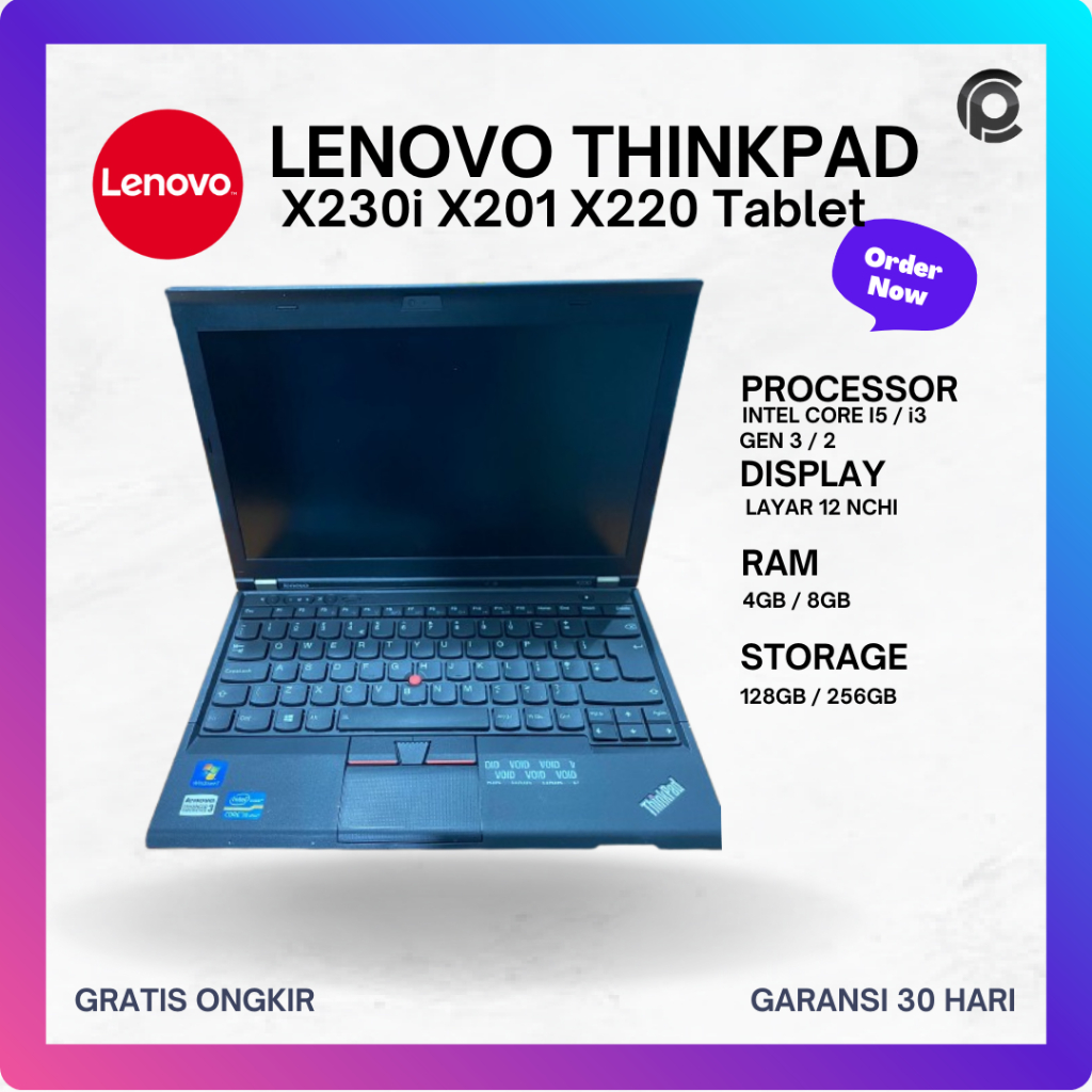 Jual Lenovo Thinkpad X230i X201 X220 Tablet Laptop second murah anak ...