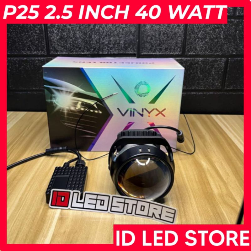 Jual Biled Vinyx p25 2.5 inch 58 Watt Driver External Premium Blue lens ...