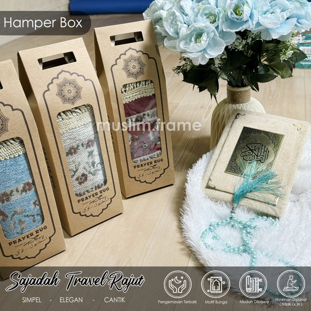 Jual Souvenir Sajadah Travel Rajut Paket Hadiah Pernikahan Acara ...