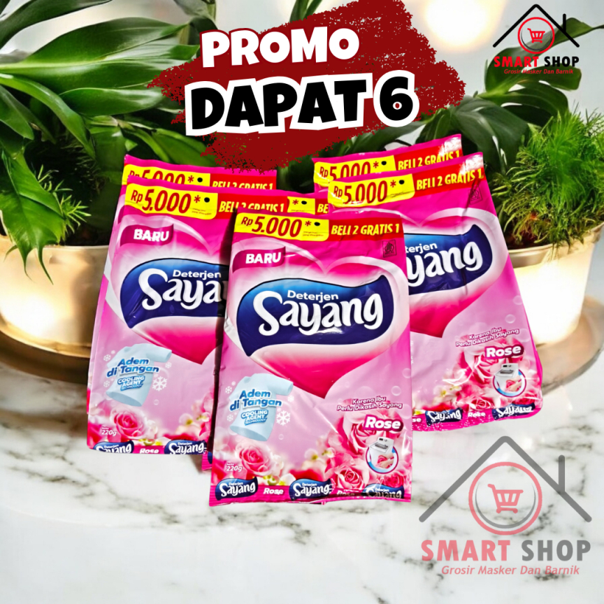 Jual PAKET 6 PCS Detergen Sayang 5000 | Shopee Indonesia
