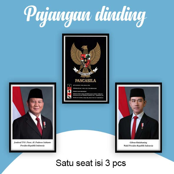 Jual Poster foto presiden dan wakil presiden republik indonesia dan ...