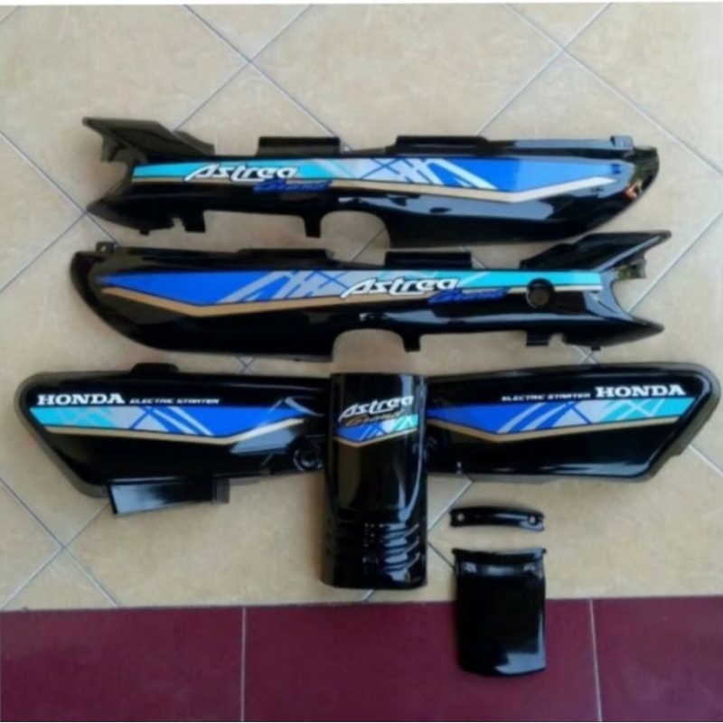 Jual Cover Body Honda Astrea Grand Sabit Set Box Aki | Shopee Indonesia