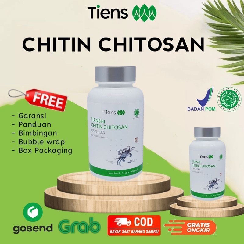 Jual (TERLARIS) TIENS CHITIN CHITOSAN 100 KAPSUL SEGEL / SUPLEMEN SOLUSI ASAM LAMBUNG MAAG DAN ...