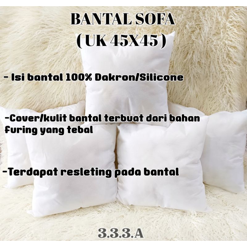 Jual [BISA COD]ISI BANTAL SOFA/BANTAL SOFA/BANTAL KURSI/BANTAL KURSI 1 ...