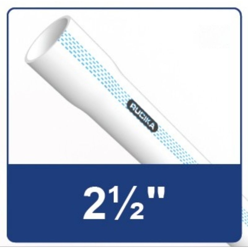 Jual Rucika pipa paralon pvc 2,5 inch tebal AW ecer potongan | Shopee ...