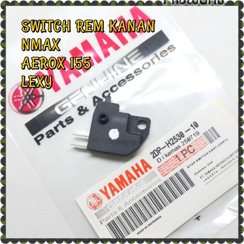 Jual SWITCH SWIT REM KANAN NMAX / AEROX / LEXY ( 2DP ) | Shopee Indonesia
