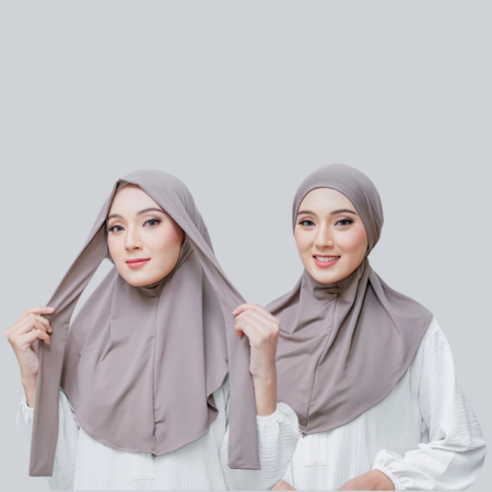 Jual Bergo Tali Hijab Instan French Melayu / HIjab Tali Jersey Premium / Hijab daily Tali ...