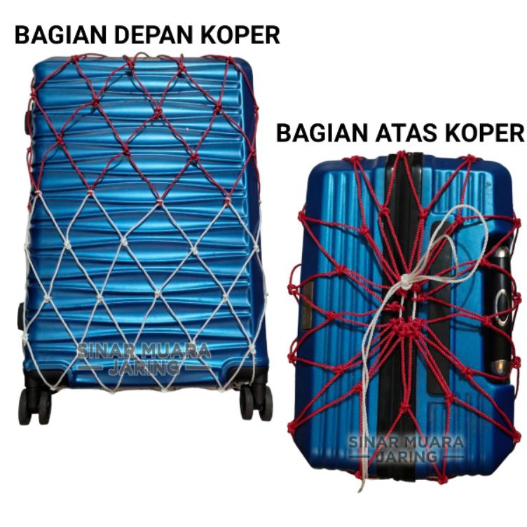 Jual KODE U82K Jaring pengaman koper Bahan Tali TambangJaring Koper ...