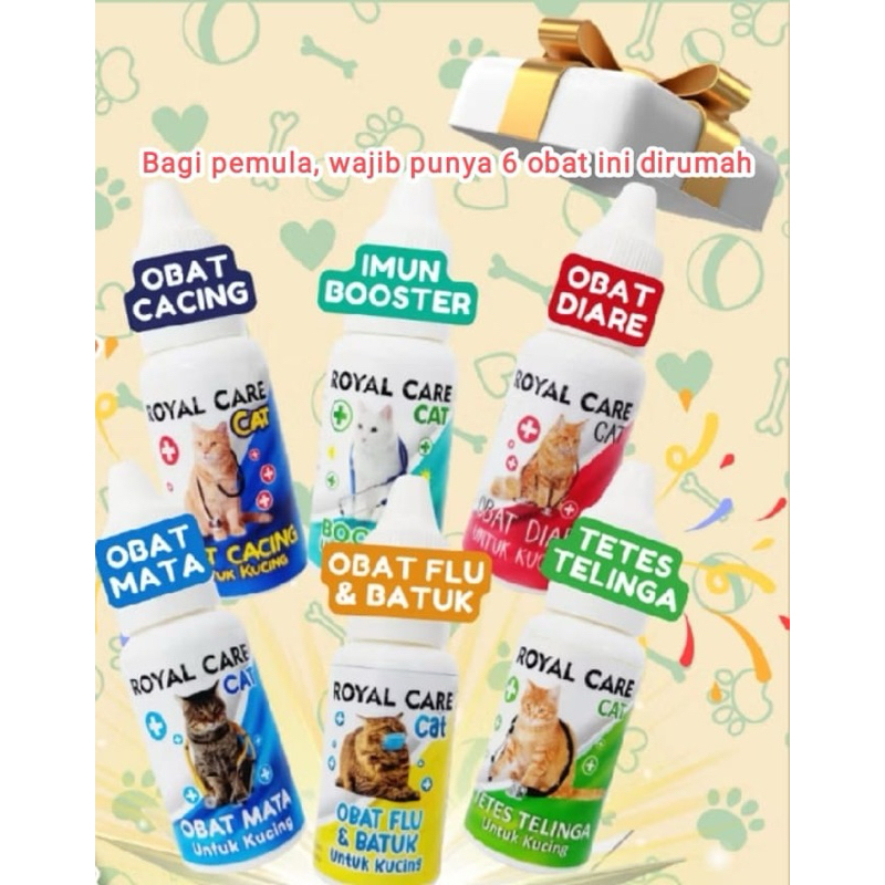 Jual Paket Royal Care isi 6 pcs obat dan vitamin Royal Care isi Obat Mata, Imun, Flu, Cacing ...