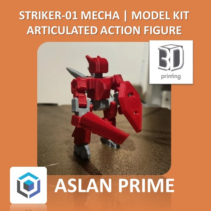 Jual STRIKER 01 HUMANOID MECHA MODEL KIT POSEABLE JOINTED ACTION FIGURE ...