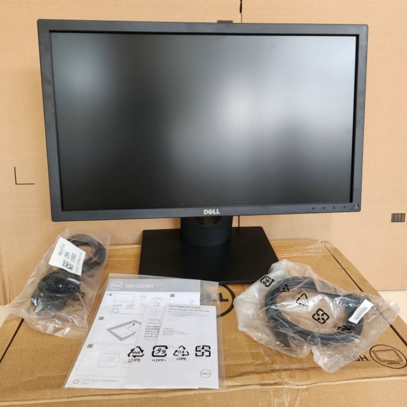 Jual MONITOR WIDE DELL 22 INCH E2216H FULL HD LENGKAP DUS LENGKAP KABEL ...