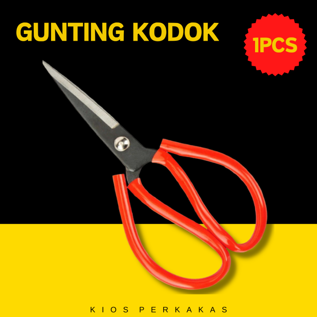 Jual Gunting Kodok 8 Inch WOLF Gunting Serbaguna Seng Kawat Kertas Kain ...