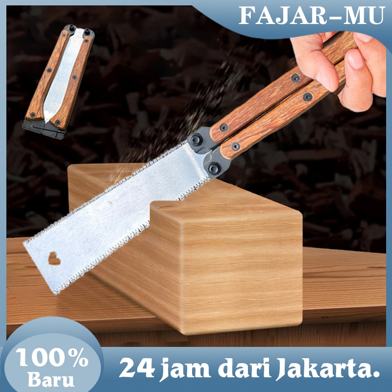 Jual Gergaji Lipat Portable 2 Sisi Gergaji Kayu Manual Gergaji Jepang ...