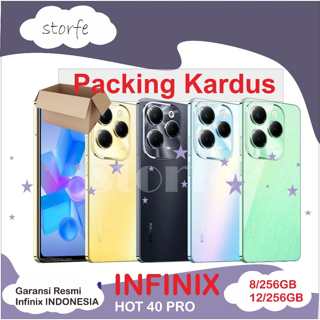 Jual Infinix HOT 40 pro 8/256GB Garansi Resmi BNIB Segel | Shopee Indonesia