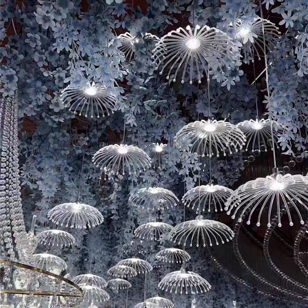 Jual E.Home Lampu Dandelion Akrilik Dekorasi Pelaminan Lampu Gantung ...