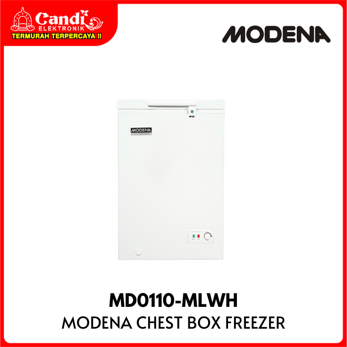 Jual MODENA Chest Box Frezeer Kapasitas 100 Liter Defrost Drain MD0110 ...
