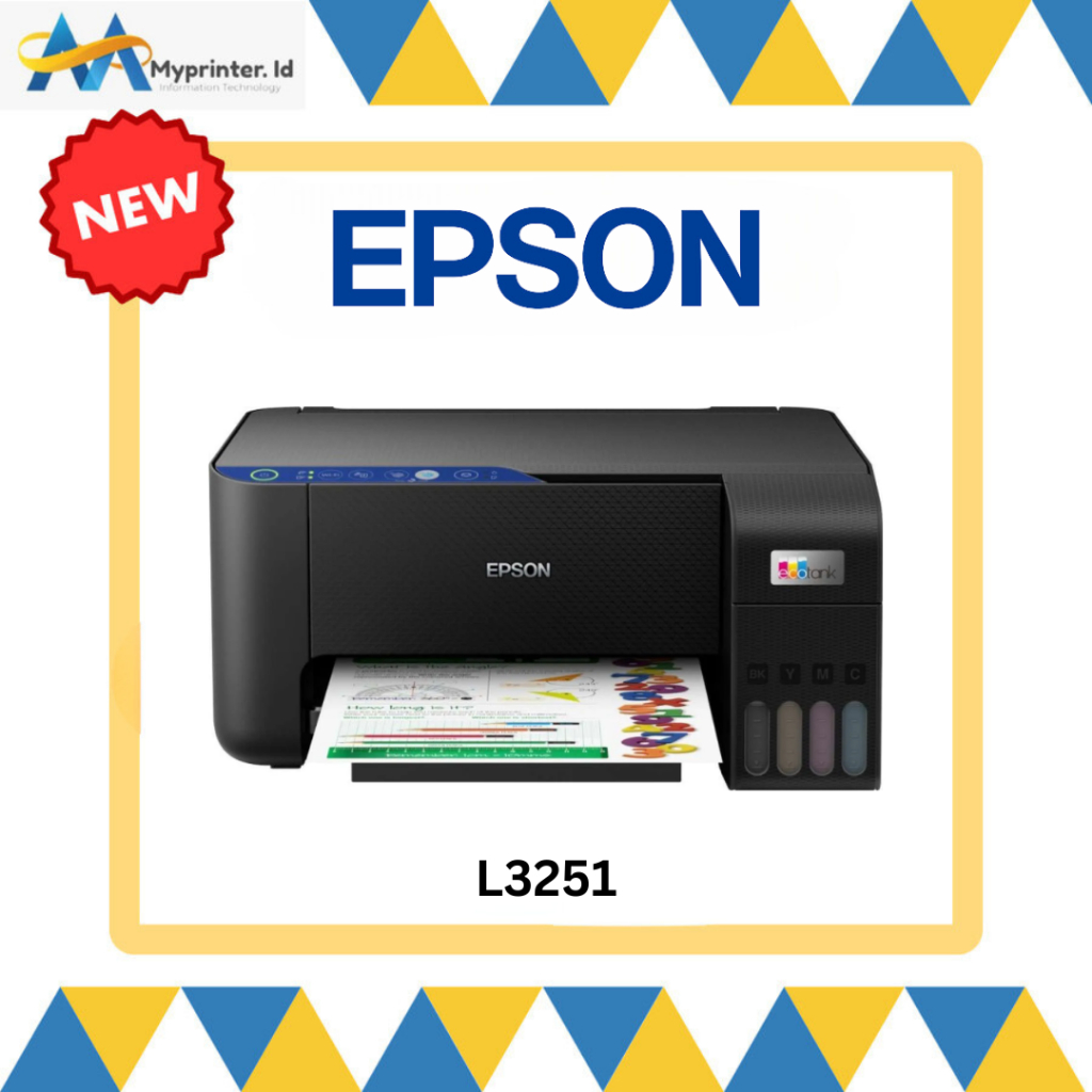 Jual Printer Epson L3251 EcoTank Print Scan Copy Wi-Fi NEW Original ...