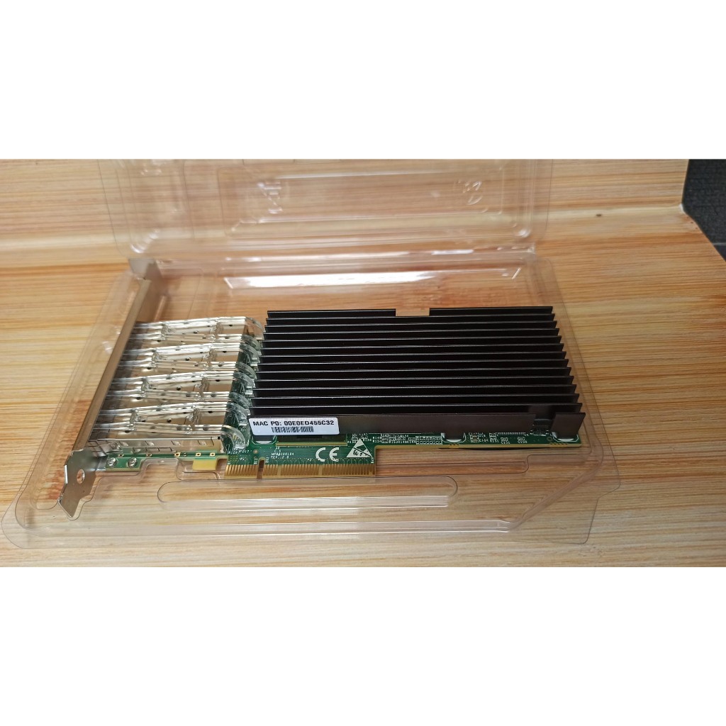 Jual intel sfp card x520 da4 10g quad 4 port sfp+ 10gbps 10g support ...