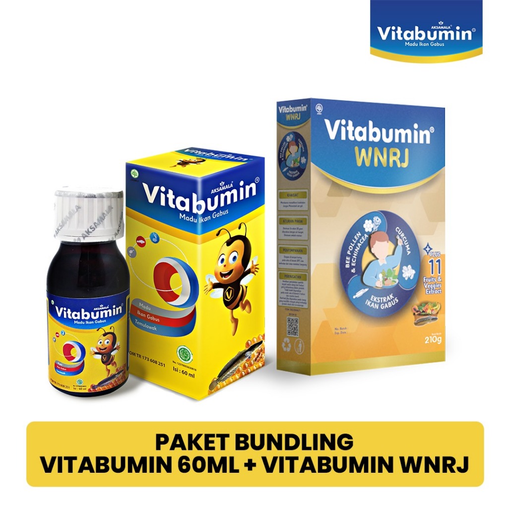 Jual Paket Bundling Vitabumin 60ml dan Vitabumin WNRJ | Shopee Indonesia