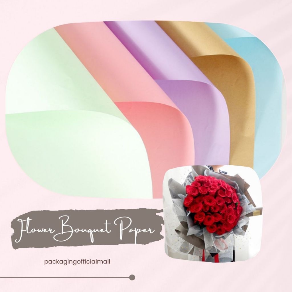 Jual FLOWER BOUQUET PAPER / CELLOPHANE / FLORIST PAPER / KERTAS BUKET ...