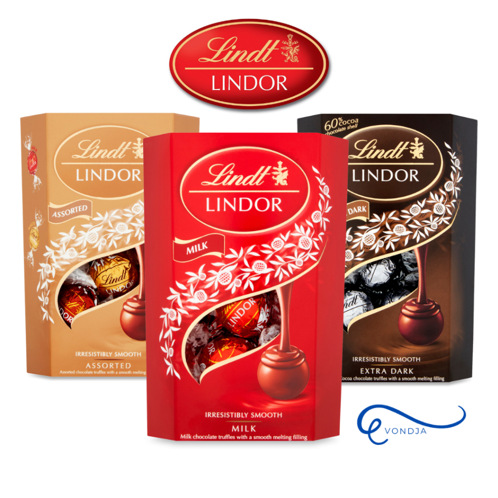 Jual Lindt Lindor Chocolate Milk Chocolate Truffles Box Coklat Import ...
