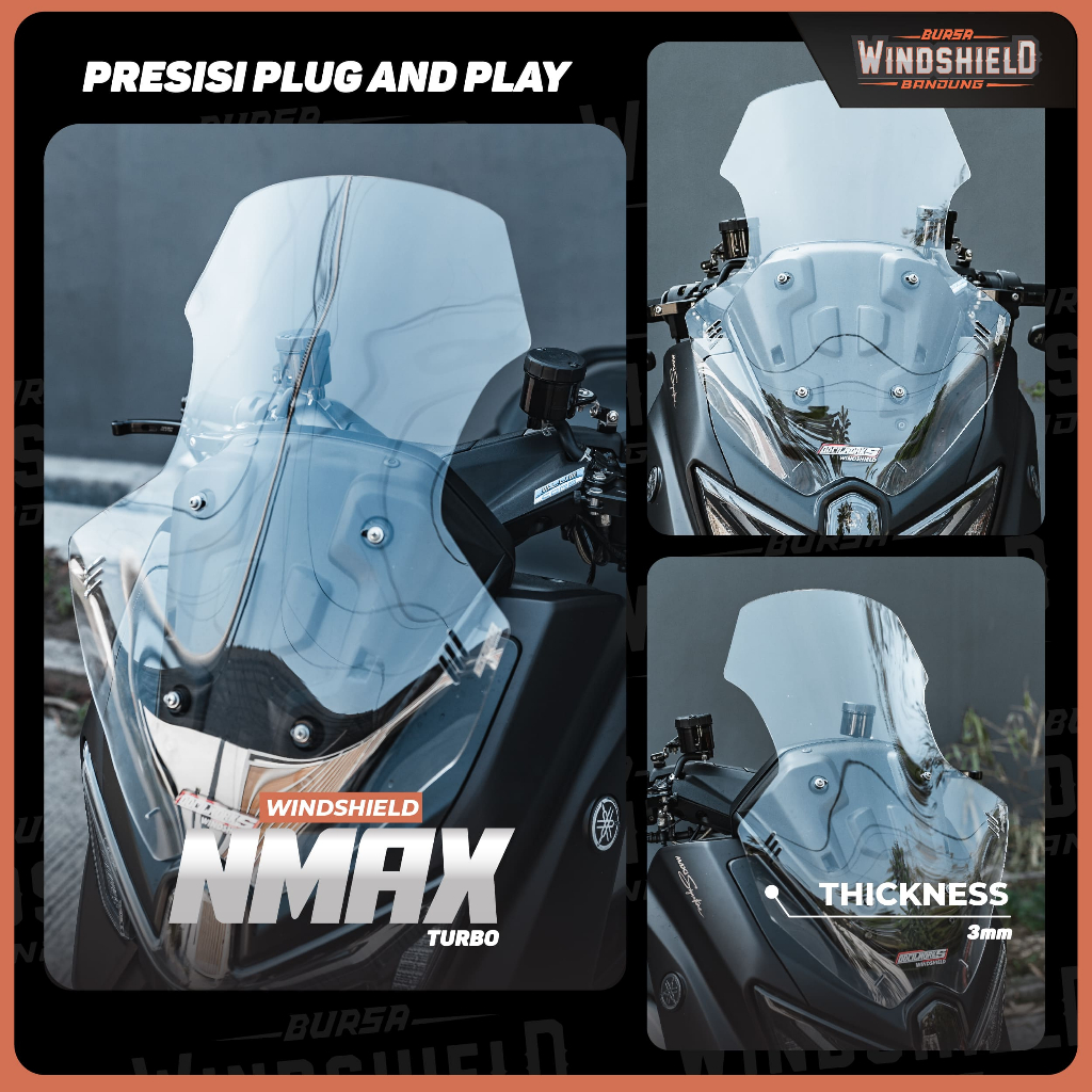 Jual VISOR WINDSHIELD NMAX TOURING VENTUS NMAX TURBO NEO NEO S | Shopee ...