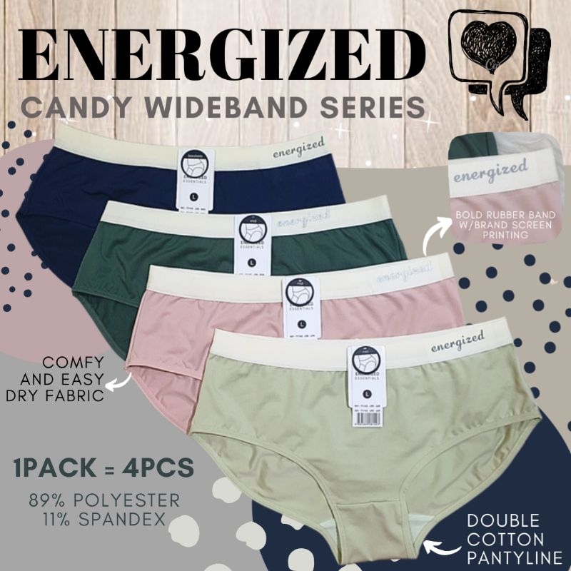 Jual energized candy band series panty pack/celana dalam wanita branded ...