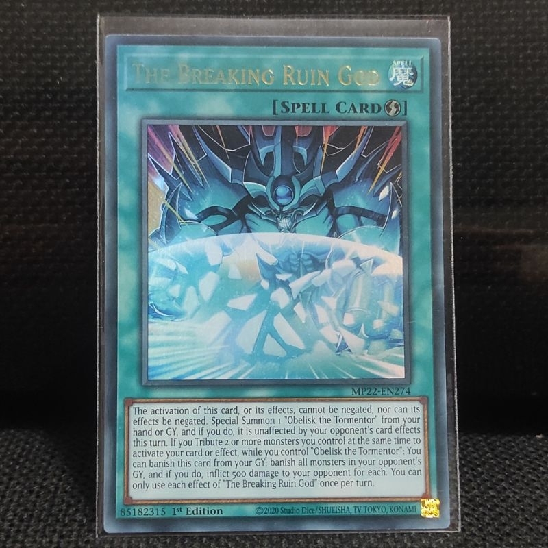 Jual Kartu Yugioh TCG The Breaking Ruin God Ultra Rare UR ORI GFP2 ...