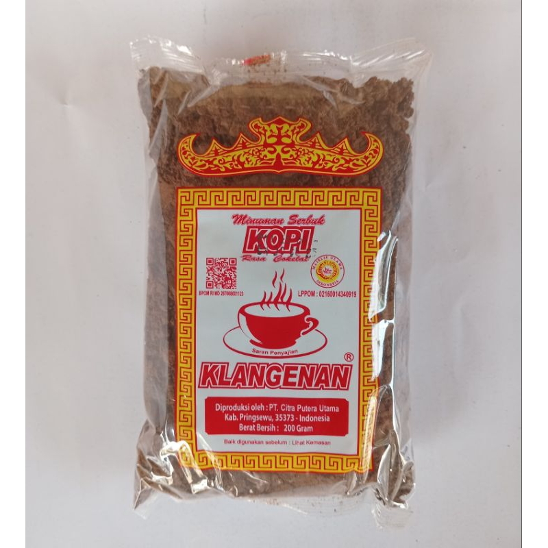 Jual KOPI KLANGENAN 200Gr KOPI BUBUK ROBUSTA ASLI LAMPUNG | Shopee ...
