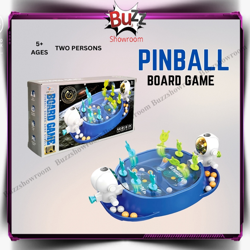 Jual Mini Space Marbles Astronot Tabletop Pinball Game Table Top Sport ...